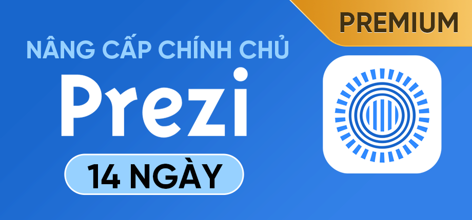 Prezi Premium 14 ngày - Nâng cấp chính chủ | Divine Shop